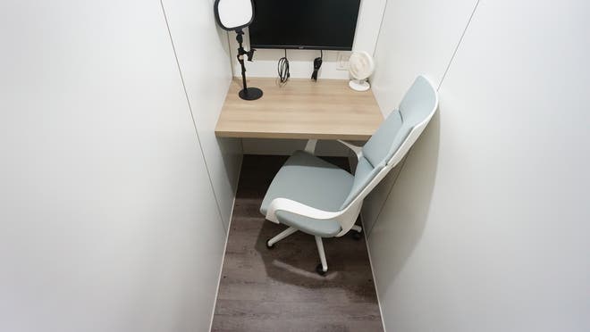 <ワークブース水道橋No.5>水道橋駅徒歩2分🚃1人用完全個室🚪Wi-Fi📶モニター🖥電源🔌⚡️テレワーク/面接/自習の写真4
