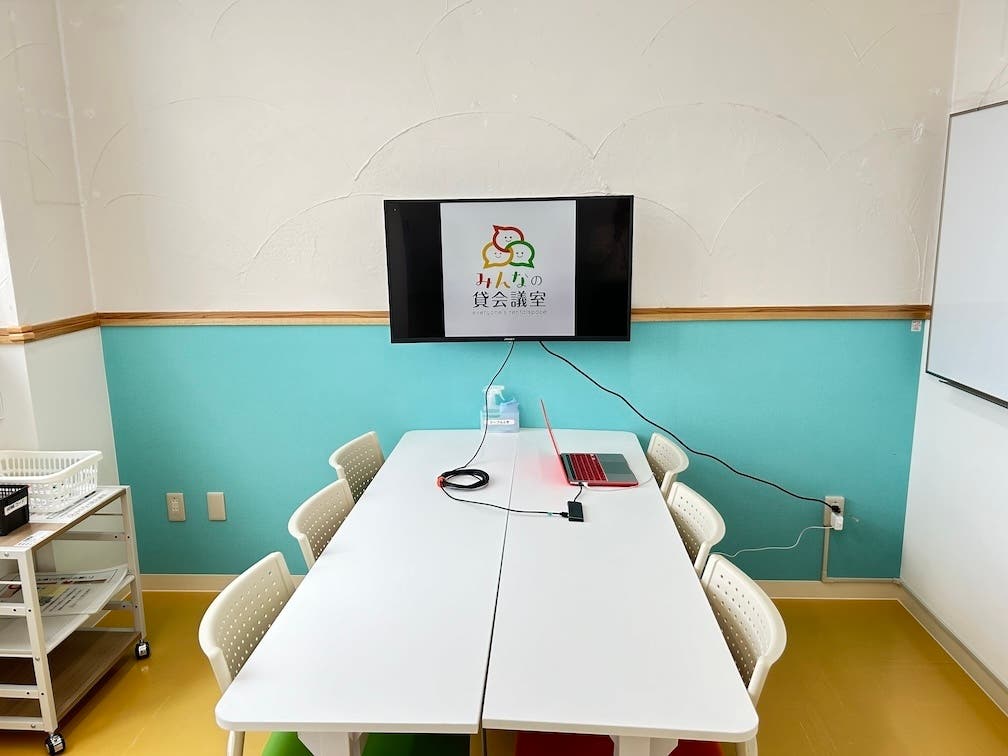 【壺川駅徒歩5分】定員６＋α名！プロジェクター含む備品・高速Wi-Fi無料！壺川201会議室の写真5