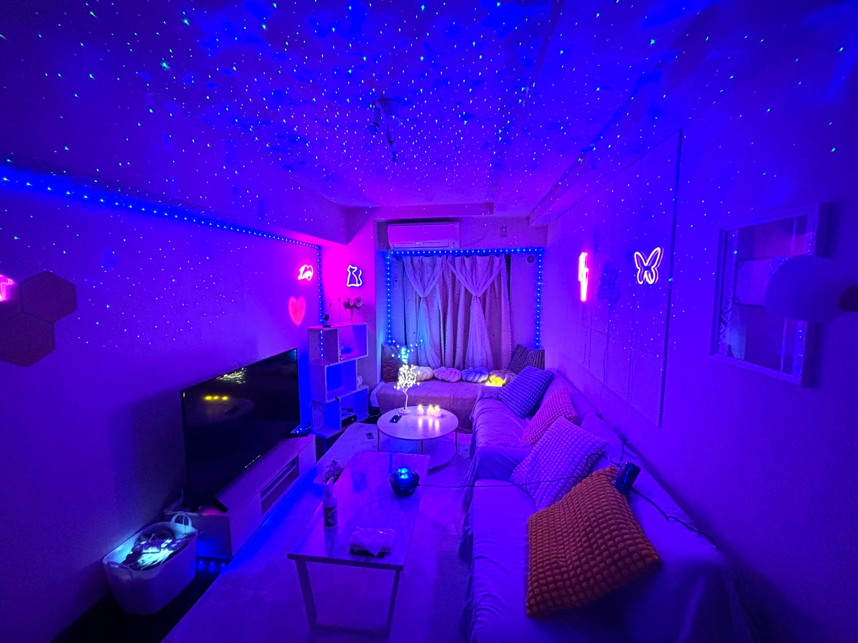 ✨オープンセール✨駅近徒歩圏内🚶デート💕ママ会👫女子会❤️誕生日会🎂推し会🌹ゴミオプション🗑️✨120インチプロジェクター🎥K4の写真5