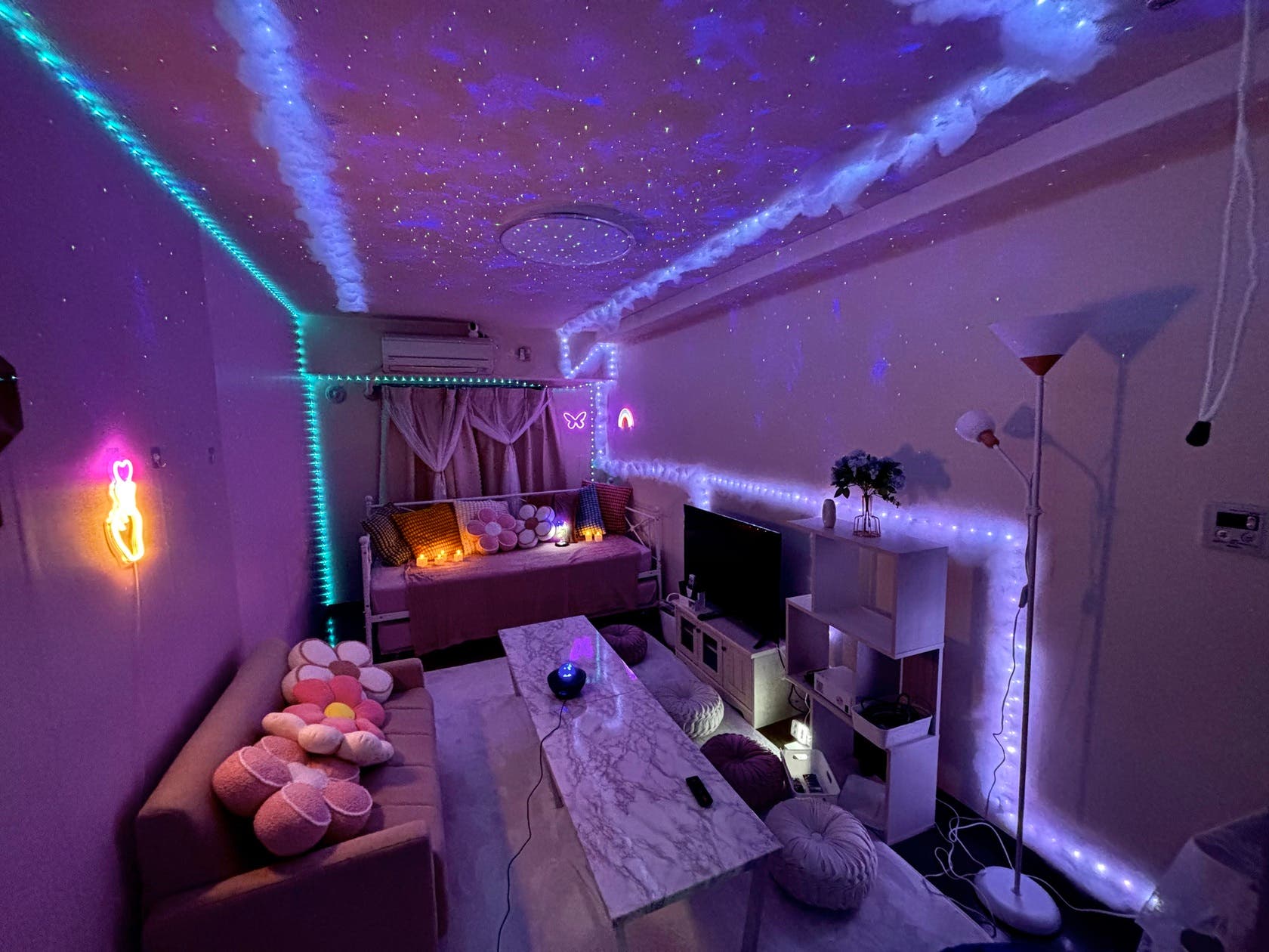 ✨オープンセール✨駅5分🚶おうちデート👫女子会❤️誕生日会🎂推し会🌹ママ会✨120インチプロジェクタの写真5