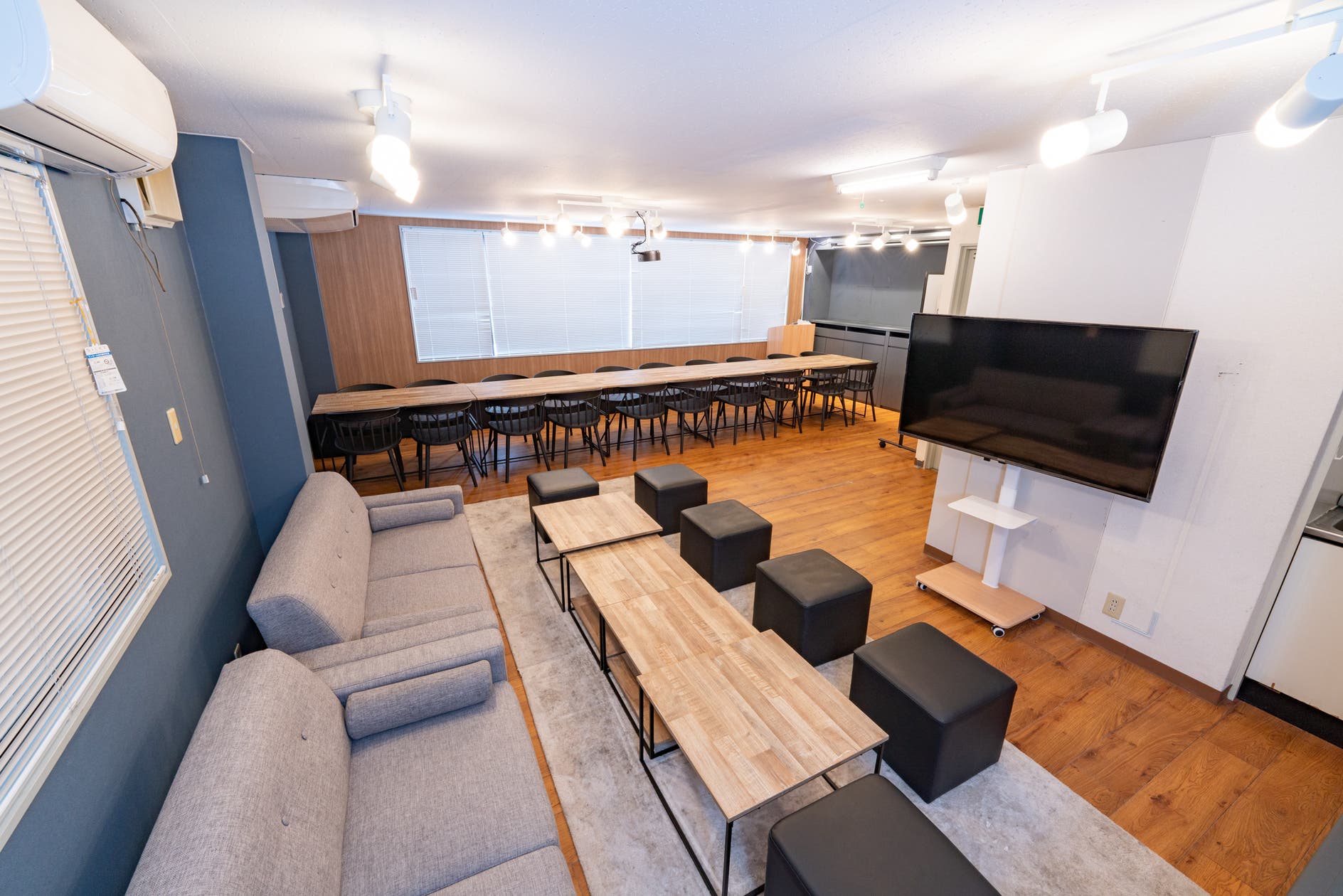 五反田駅6分✨最大40名⭕️飲食OK/100㌅スクリーン/モニター/ゴミ処理可/会議/懇親会/歓送迎会【KTY02】の写真15