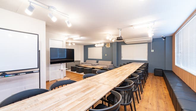 五反田駅6分✨最大40名⭕️飲食OK/100㌅スクリーン/モニター/ゴミ処理可/会議/懇親会/歓送迎会【KTY02】の写真21