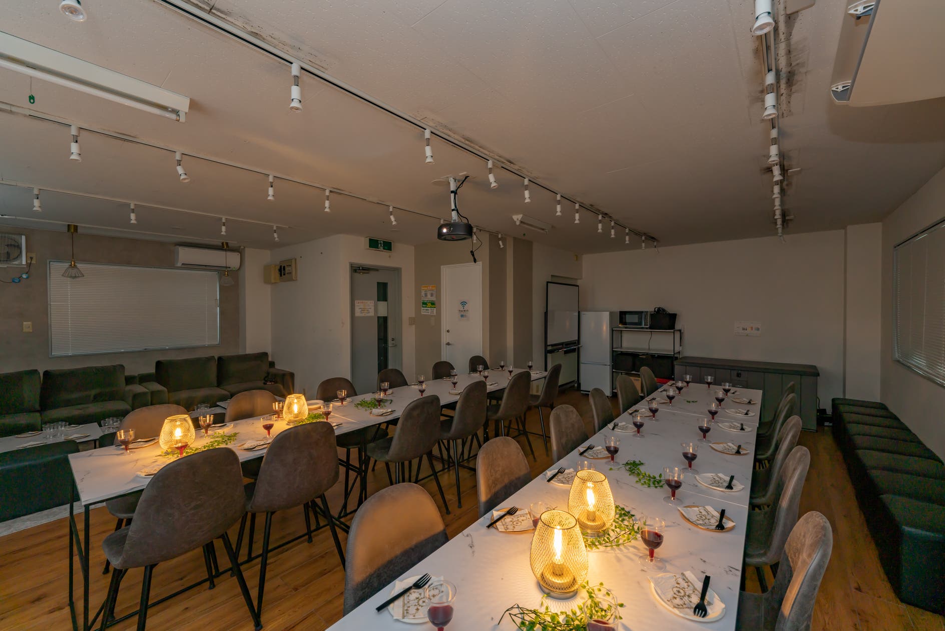 五反田駅6分✨最大40名⭕️飲食OK/120㌅スクリーン/モニター/ゴミ処理可/会議/懇親会/歓送迎会【ANP03】の写真17