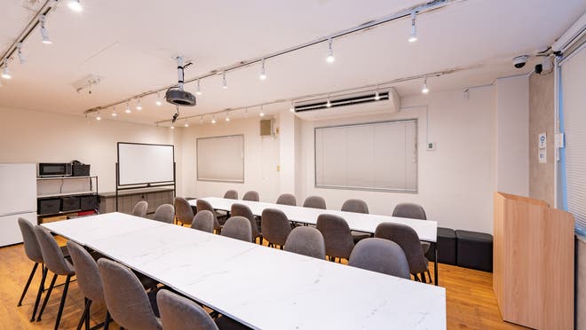 五反田駅6分✨最大40名⭕️飲食OK/120㌅スクリーン/モニター/ゴミ処理可/会議/懇親会/歓送迎会【ANP03】の写真20