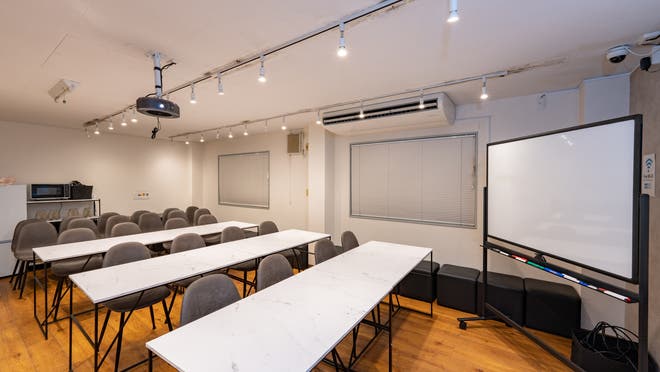 五反田駅6分✨最大40名⭕️飲食OK/120㌅スクリーン/モニター/ゴミ処理可/会議/懇親会/歓送迎会【ANP03】の写真7