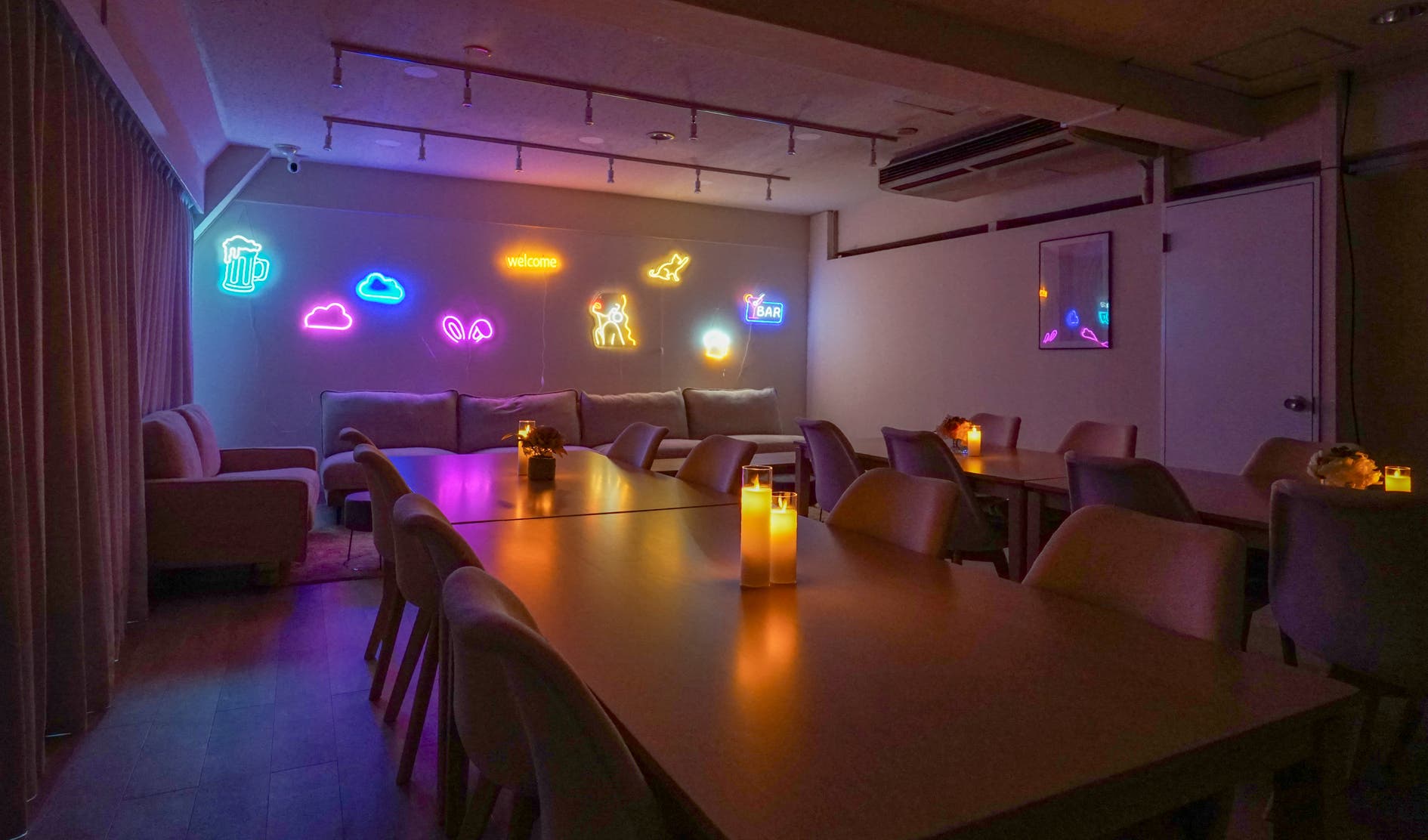 【上野駅2分】2024年OPEN🉐/最大35名/24H/スクリーン100㌅・65㌅ディスプレイ/LEDライト/パーティ🌟懇親会💖の写真13