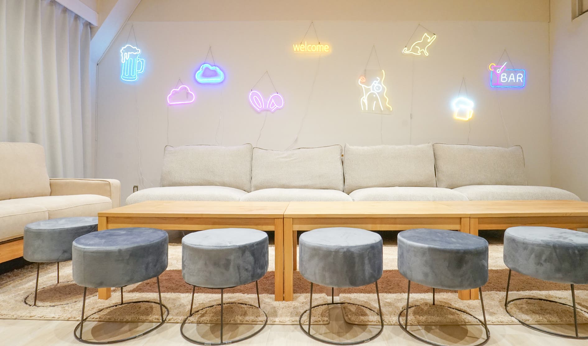 【上野駅2分】2024年OPEN🉐/最大35名/24H/スクリーン100㌅・65㌅ディスプレイ/LEDライト/パーティ🌟懇親会💖の写真19