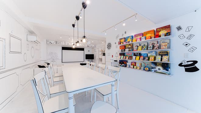 ボドゲ秋葉原8号店🌟ボードゲーム70種類🎲プロジェクター📽️大画面TV📺光回線の写真6