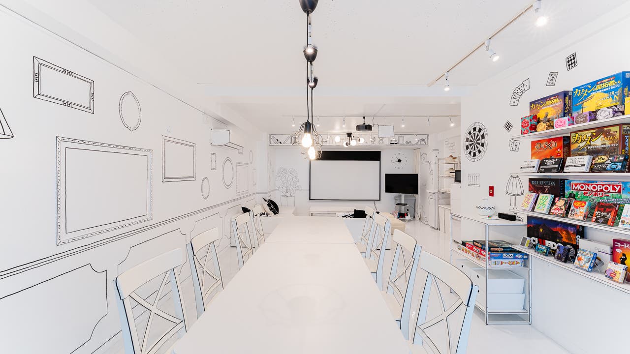 ボドゲ秋葉原8号店🌟ボードゲーム70種類🎲プロジェクター📽️大画面TV📺光回線の写真12