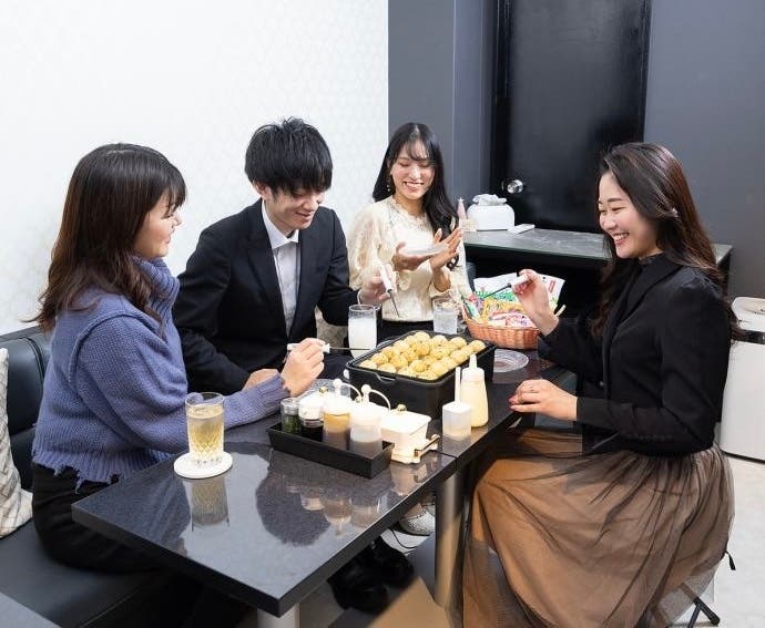 【難波/駅近】超好立地◎バーを目的に作られた内装の貸切空間✨50インチワイドモニター完備📺飲食持ち込みOK！👌の写真7