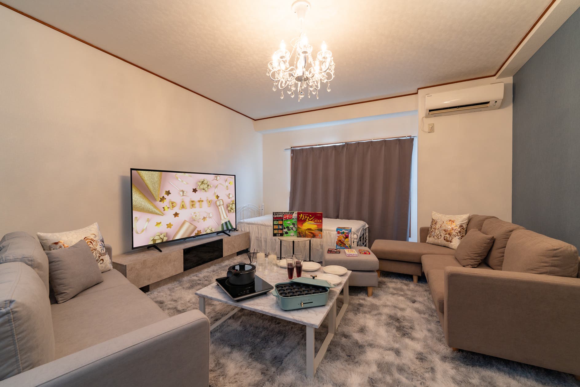 大人気のお部屋🉐今だけ半額🉐✨話題のパーティー空間✨【VOD無料見放題💓】撮影会🎈女子会👗デート💃ママ会の写真6