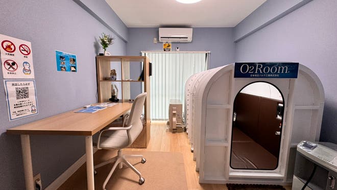 国内初!酸素カプセル付のレンタルスペース!コワーキングスペース、カラダのケアに!の写真2
