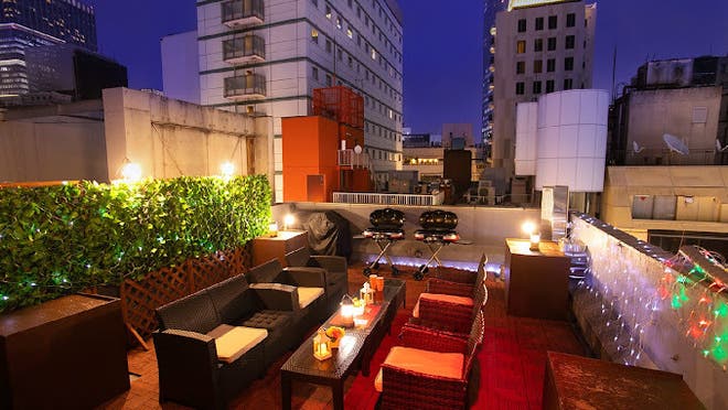 赤坂見附徒歩3分のルーフトップテラスBBQの写真1