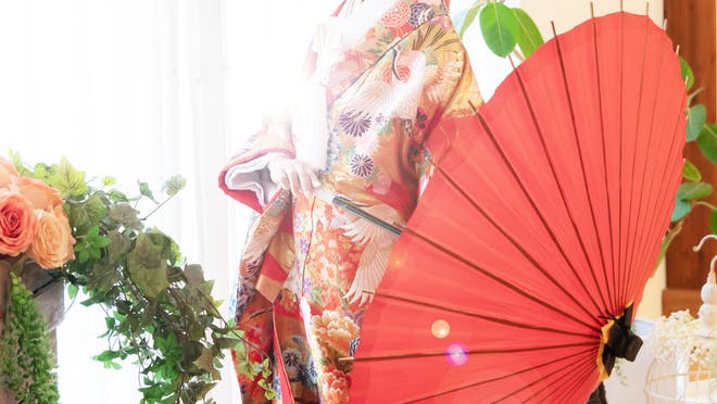 和装撮影にも♪和室+フォトジェニックなフラワーチャペル&吹き抜けダイニングの写真7