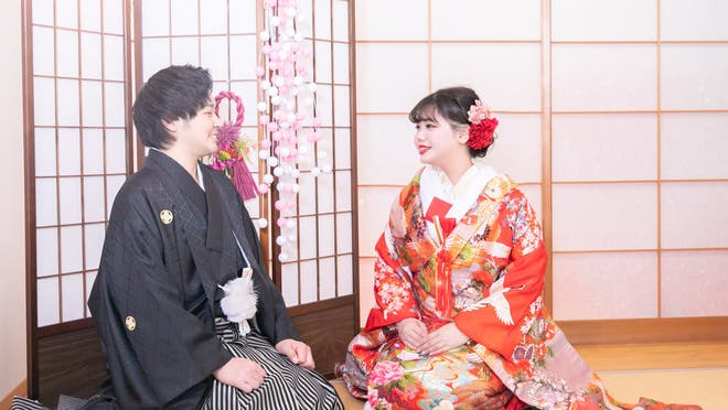 和装撮影にも♪和室+フォトジェニックなフラワーチャペル&吹き抜けダイニングの写真9