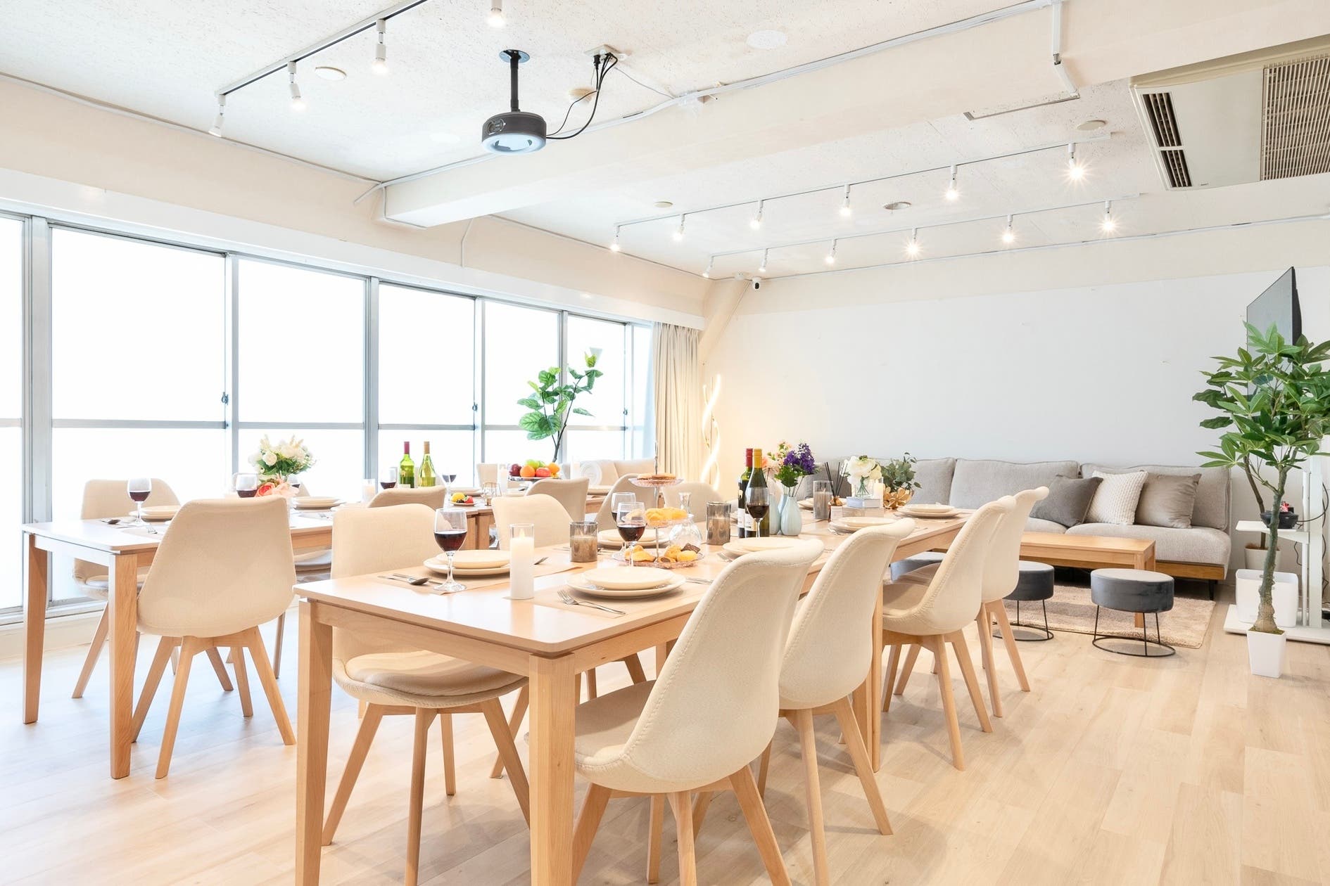 【上野駅2分】2024年OPEN🉐/最大35名/24H/スクリーン100㌅・65㌅ディスプレイ/LEDライト/パーティ🌟懇親会💖の写真5