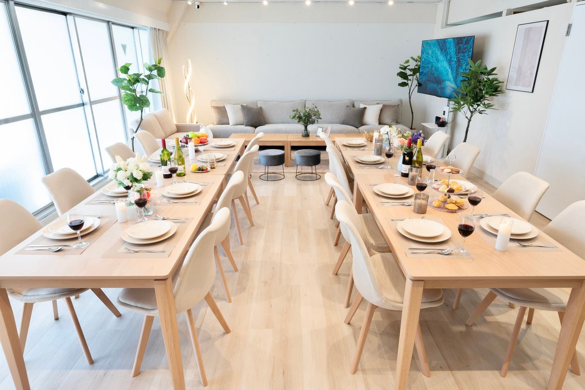 【上野駅2分】2024年OPEN🉐/最大35名/24H/スクリーン100㌅・65㌅ディスプレイ/LEDライト/パーティ🌟懇親会💖の写真22