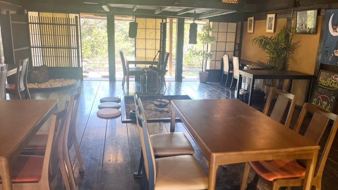 岐阜県白川郷から移設された合掌造りをスペース貸しの写真5