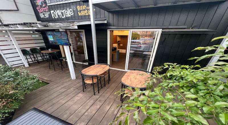 テラス付ダーツバー貸切！BBQにダーツも！