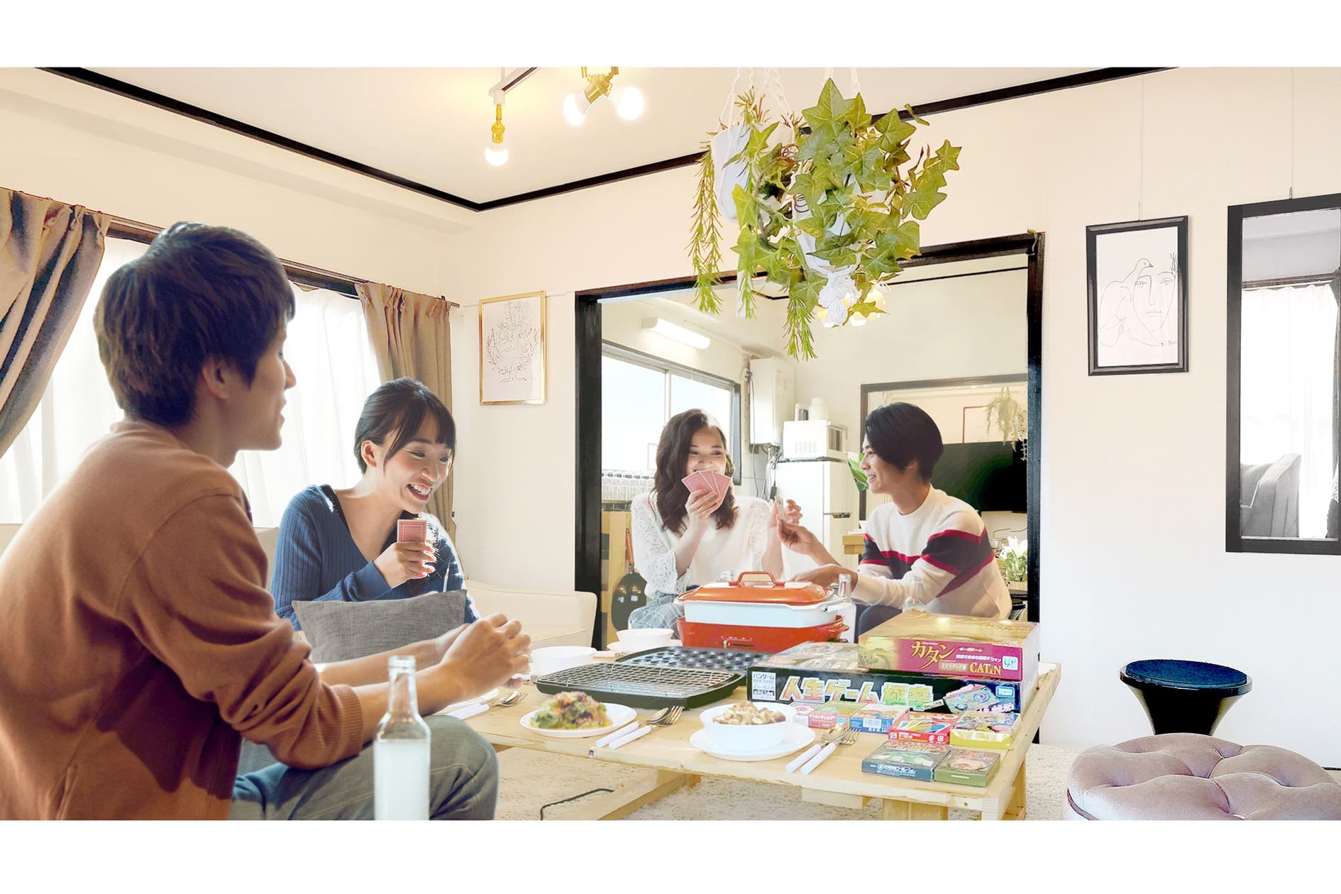 JR代々木3分･新宿駅A1口8分｜民家風／飲み会･ガスコンロ料理会／動画撮影･Wi-Fi配信･自然光撮影／ゲーム 他｜ごみ無料の写真1