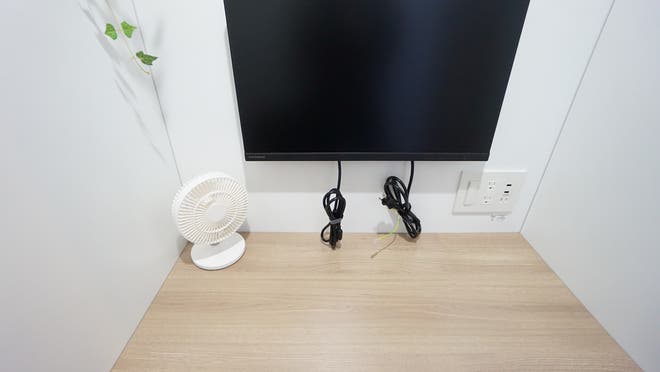 <ワークブース吉祥寺No.1>吉祥寺駅徒歩3分🚃1人用完全個室🚪光回線Wi-Fi📶モニター🖥電源🔌⚡️テレワーク/面接/自習の写真4