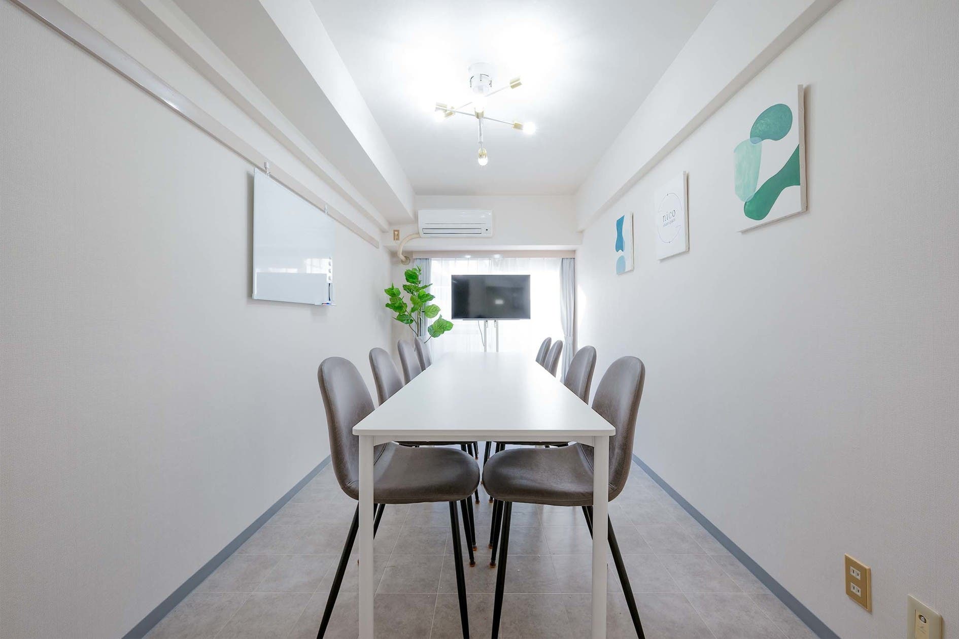 【荻窪駅徒歩1分】新規オープン特別価格🉐綺麗な室内！高速Wi-Fi完備/ZOOM会議/リモート/セミナー/少人数会議/撮影可能の写真10