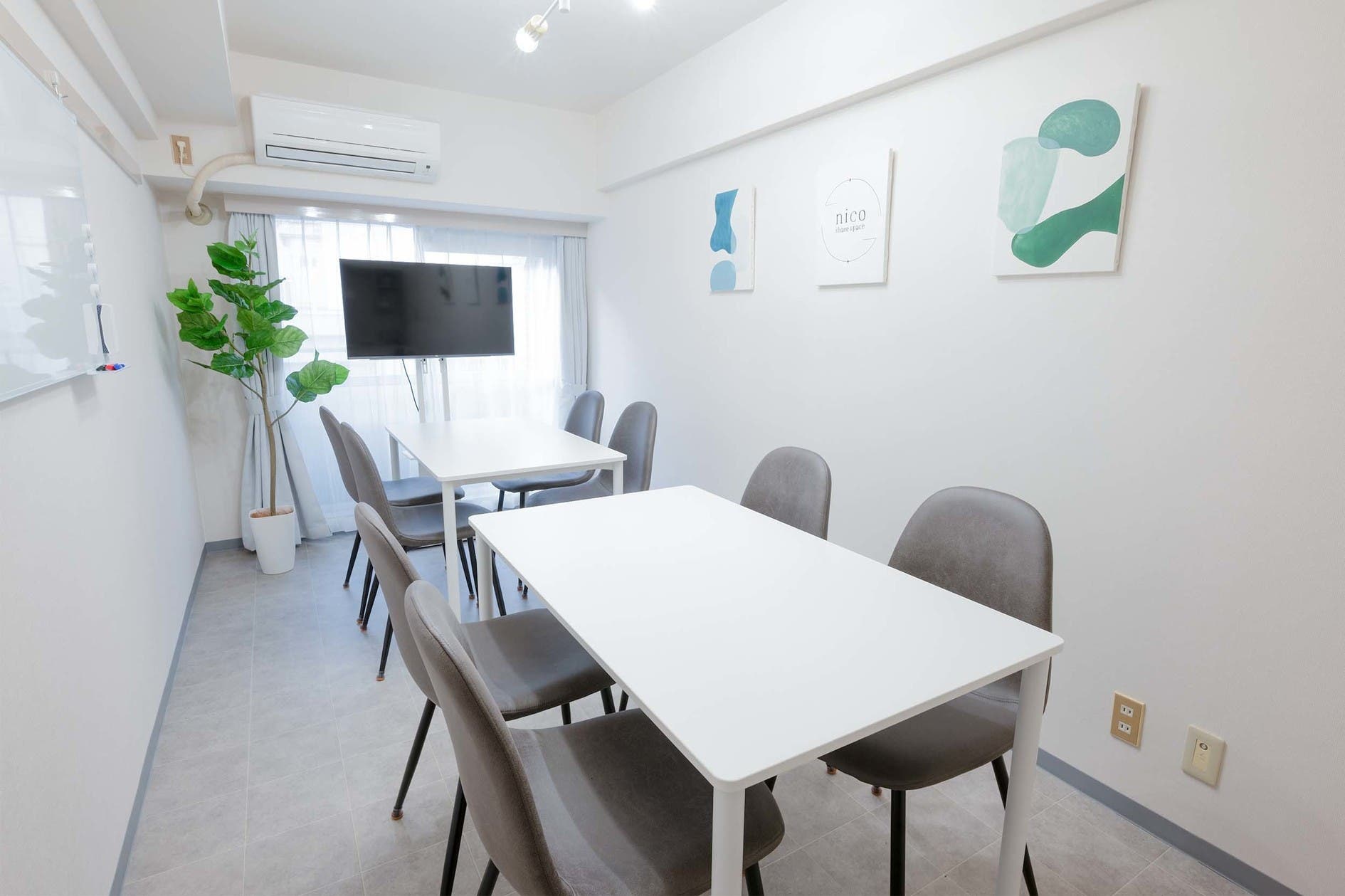 【荻窪駅徒歩1分】新規オープン特別価格🉐綺麗な室内！高速Wi-Fi完備/ZOOM会議/リモート/セミナー/少人数会議/撮影可能の写真11