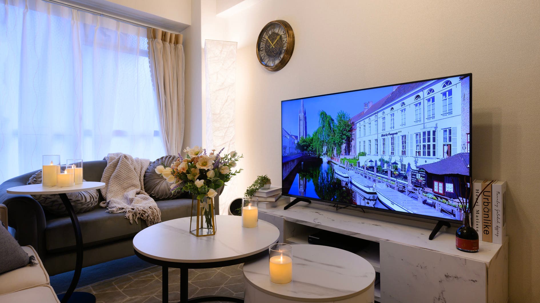 ✨デート/女子会大人気💕北欧風オトナの隠れ家🤍大切な人と至福のひととき💓大画面TVSwitch/鑑賞会🎬タコパ&鍋パ🍲の写真11