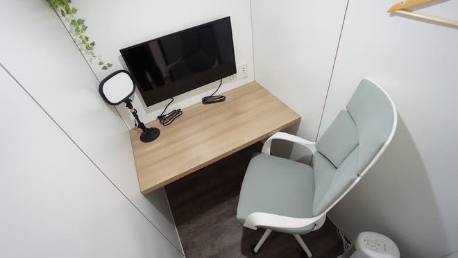 <PRIME BOOTH千種駅前No.2(ラージ)>千種駅4番出口1分🚃完全個室🚪光回線Wi-Fi📶モニター🖥電源の写真1