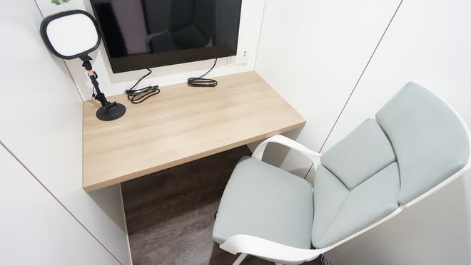 <PRIME BOOTH千種駅前No.2(ラージ)>千種駅4番出口1分🚃完全個室🚪光回線Wi-Fi📶モニター🖥電源の写真4