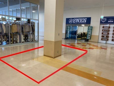 【フレスポ小田原シティーモール】北館1Fエントランス・柱周り①②③の写真5