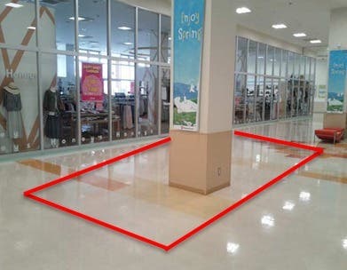 【フレスポ小田原シティーモール】北館1F柱周り①②③の写真2