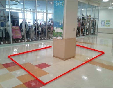 【フレスポ小田原シティーモール】北館1F柱周り①②③の写真3