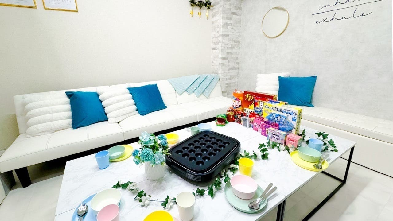 NEW🉐心斎橋駅徒歩3分🌟デート❤️撮影📷推し活🌟タコパ🐙会議・デスクワーク・テレワーク・24H🏪Blanc心斎橋の写真7