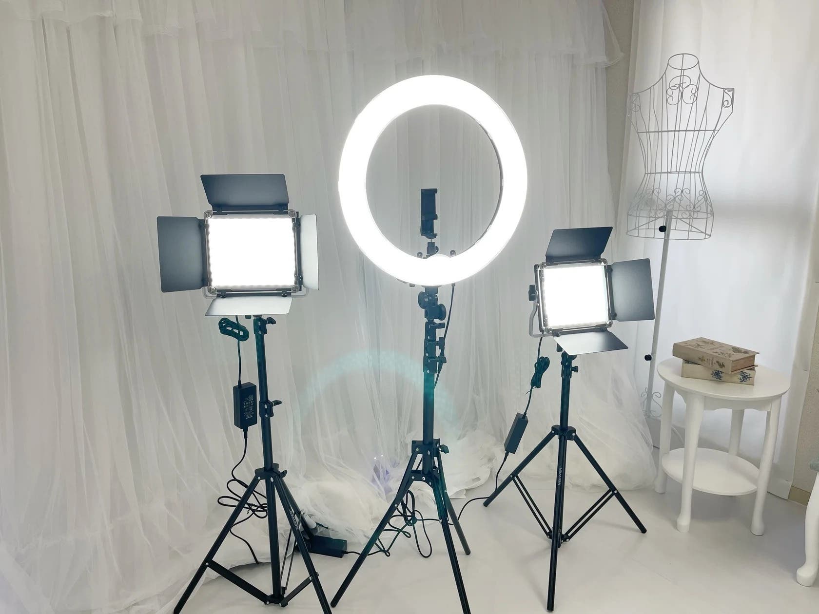 LEDライト（RGB対応）、リングライト、レフ板📸の画像1