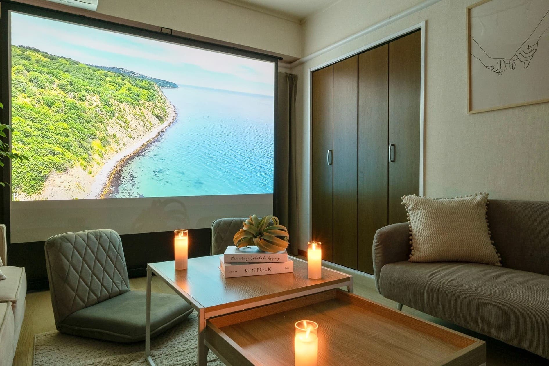 4月OPEN🎉大型プロジェクター🎬大人気ゲーム機🎮女子会💗15名着席可🍷24h🎉1日1回スタッフ完全清掃の写真6