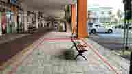 【フレスポジャングルパーク】1F 外部共用通路(シュープラザ前)の写真2