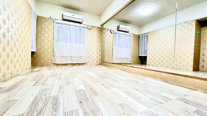 【栄駅から徒歩5分✨】少人数での利用に最適!ダンス・ヨガなどのフィットネス向けレンタルスタジオ⭐️の写真1