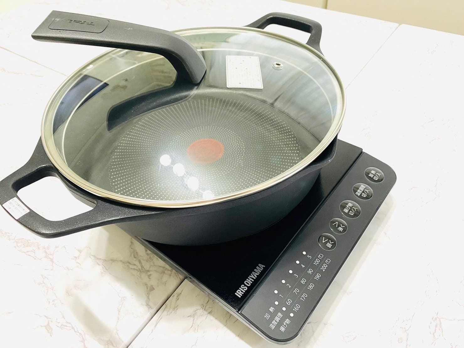 ⑤卓上IHヒーターとお鍋セットの画像1