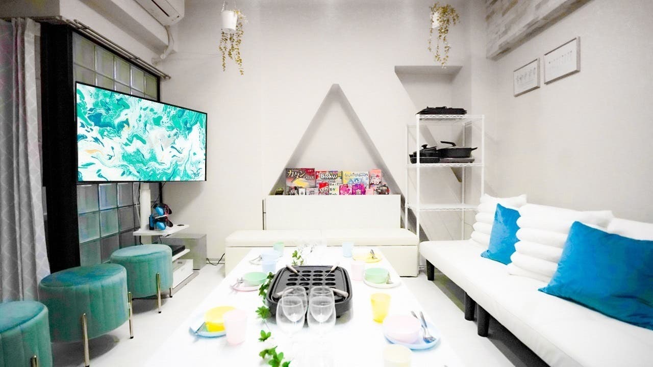 NEW🉐心斎橋駅徒歩3分🌟デート❤️撮影📷推し活🌟タコパ🐙会議・デスクワーク・テレワーク・24H🏪Blanc心斎橋の写真26