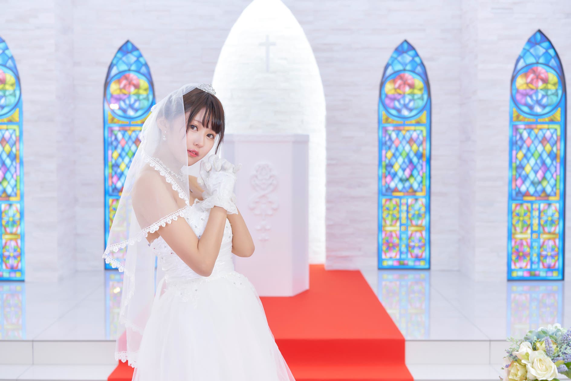 🤵‍本人不在👰‍の結婚式💒推し活🎂本人不在の生誕祭祭壇🎉撮影スタジオ📷クオリアチャペル大阪平野の写真10