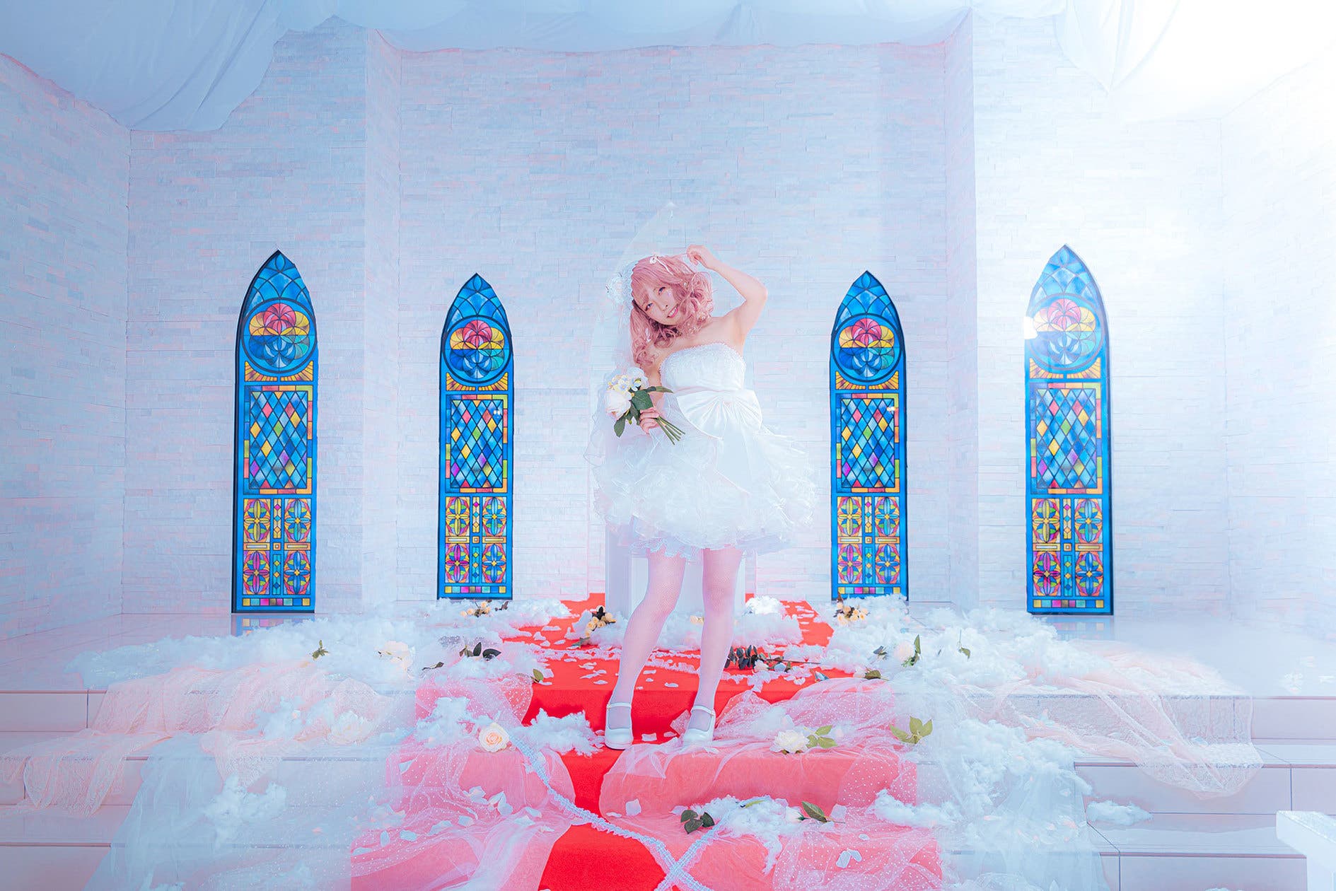 🤵‍本人不在👰‍の結婚式💒推し活🎂本人不在の生誕祭祭壇🎉撮影スタジオ📷クオリアチャペル大阪平野の写真11