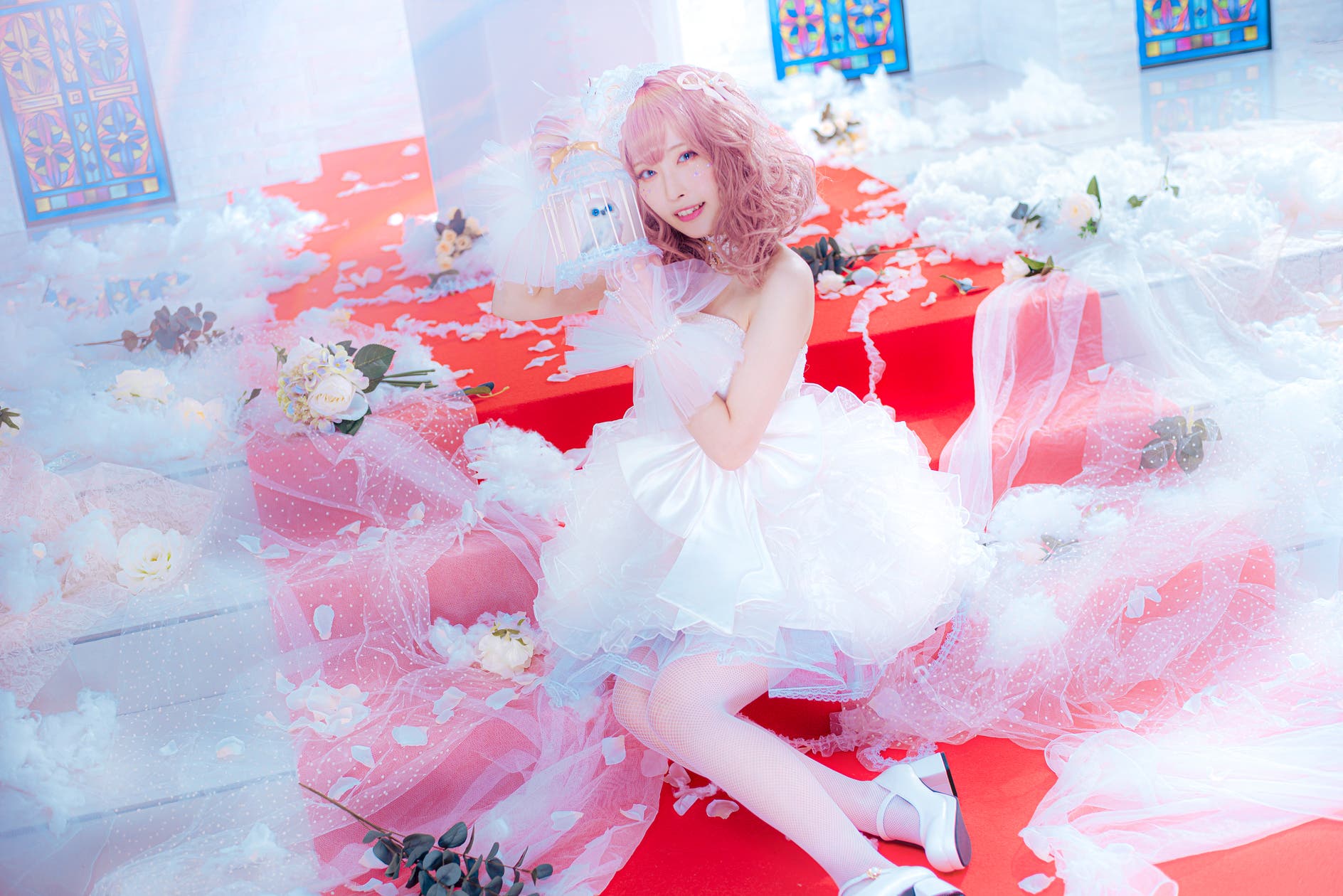 🤵‍本人不在👰‍の結婚式💒推し活🎂本人不在の生誕祭祭壇🎉撮影スタジオ📷クオリアチャペル大阪平野の写真9