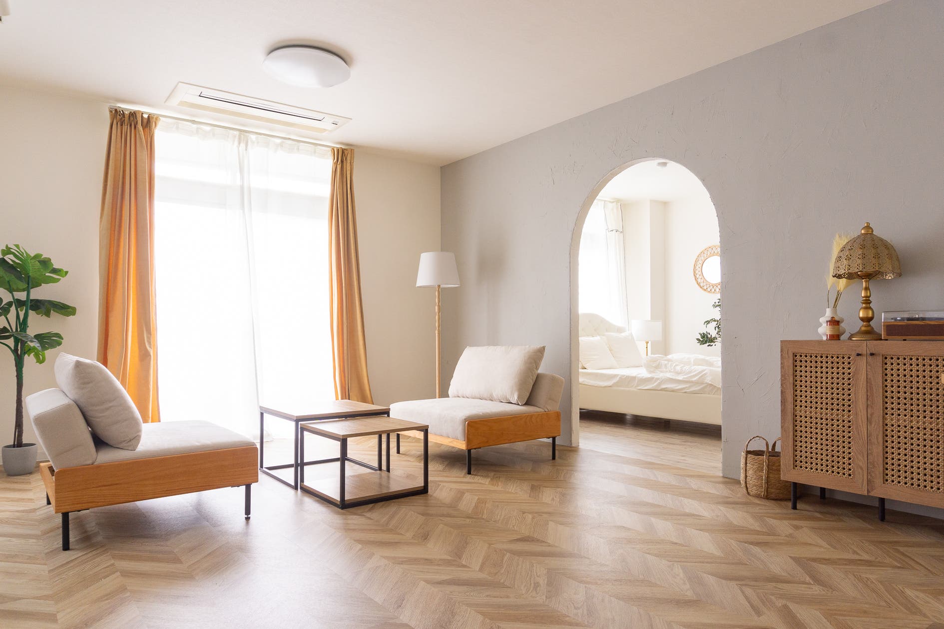 🎁今だけ15%OFF！水天宮前駅30秒｜北欧ナチュラルなデザインハウス｜自然光×アーチ×カウンターキッチンの写真13