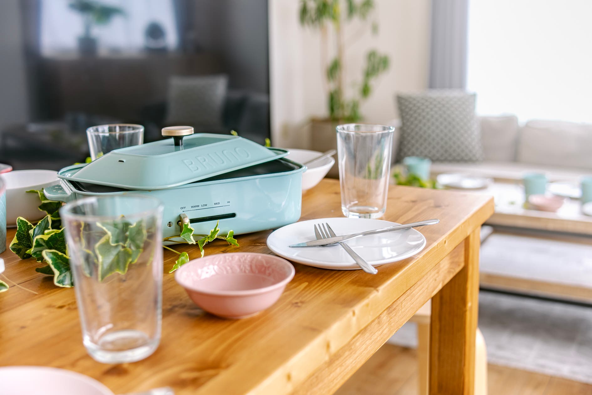 BRUNOホットプレートセット（たこ焼きプレート/ホットプレート）の画像1