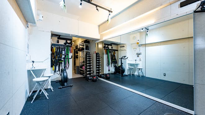 【渋谷駅3分】超駅近|地域最安🉐|広々25平米|高性能設備|備品数No,1👆|清潔感有✨|毎日清掃🧹|大人数可|レンタルジムの写真4