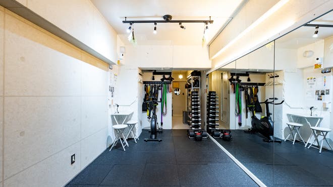 【渋谷駅3分】超駅近|地域最安🉐|広々25平米|高性能設備|備品数No,1👆|清潔感有✨|毎日清掃🧹|大人数可|レンタルジムの写真5