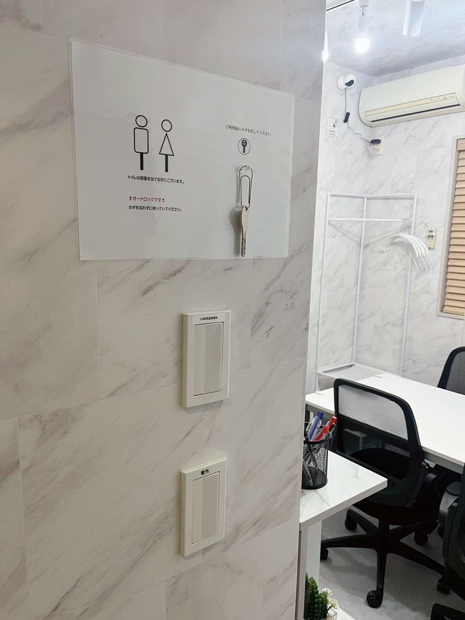 ☆完全個室☆ミーティングルーム☆下北沢駅徒歩３分/冷暖房エアコン完備/5G高速Wi-Fi/32型モニター/ウォーターサーバーの写真8