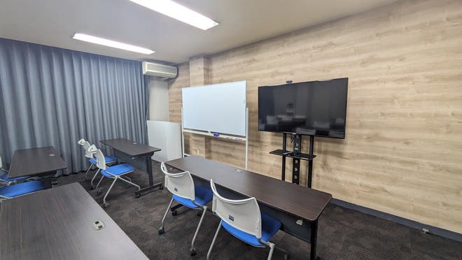 広瀬通 【4階4-B会議室】Wi-fi・Web会議用モニター完備/会議・研修/ワークショップ/飲食OK/24時間OK/16名様用の写真4