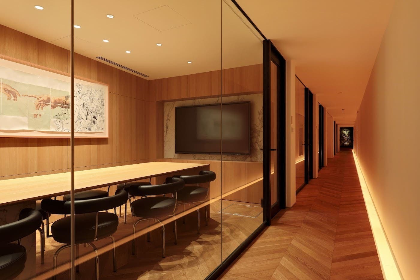 【中目黒スタバすぐ】モダンなシェアオフィス内の会議室 ＜現代アート・デザイナーズ家具＞ VIP・商談に！（会議利用限定）の写真4